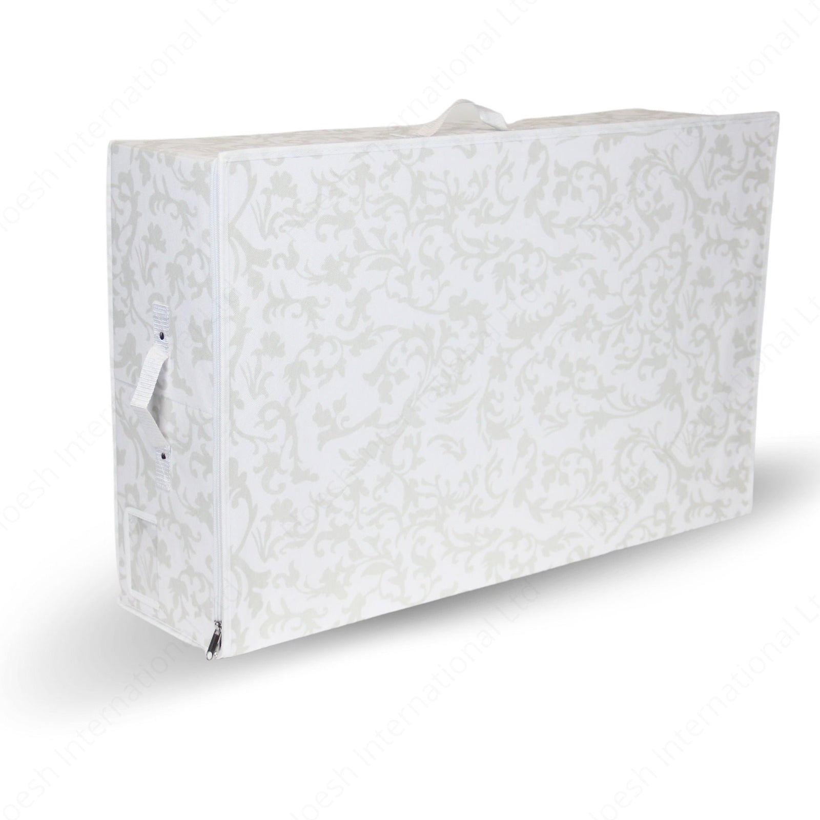 White Floral Wedding Dress Travel Storage Box